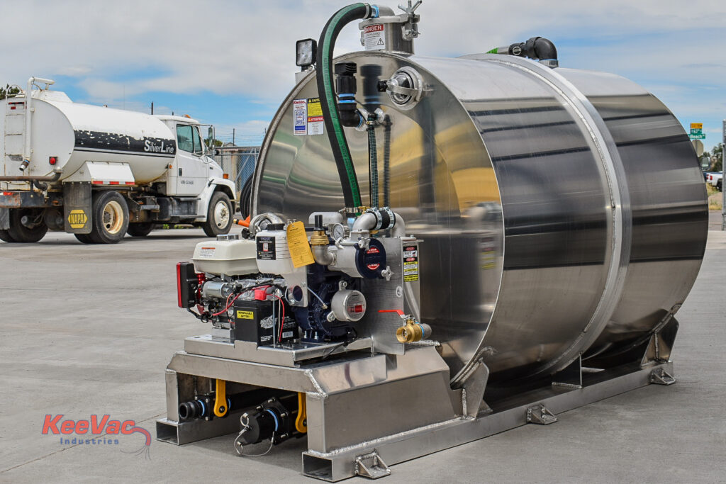 KVS-600-HD2-2C-RE 600 Gallon Slide-In Unit | KeeVac Industries